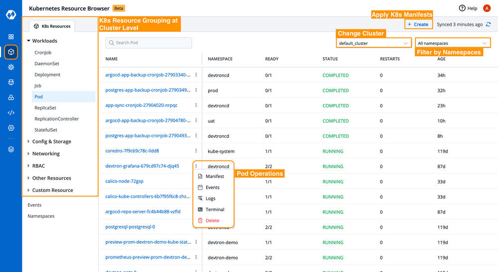 What is the Kubernetes Resource Browser?