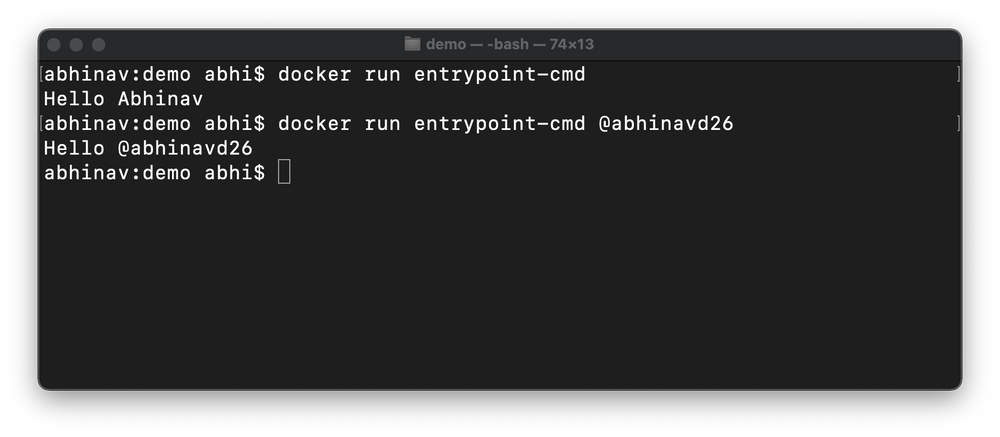 Understanding CMD and ENTRYPOINT Differences in Docker