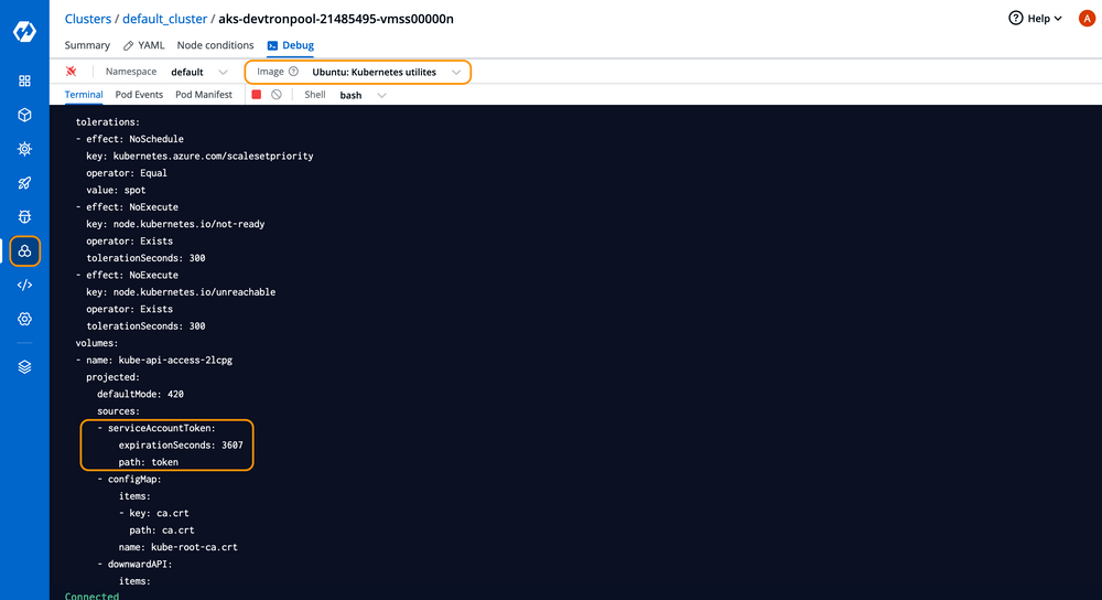Managing Kubernetes Clusters with Cluster Terminal Access