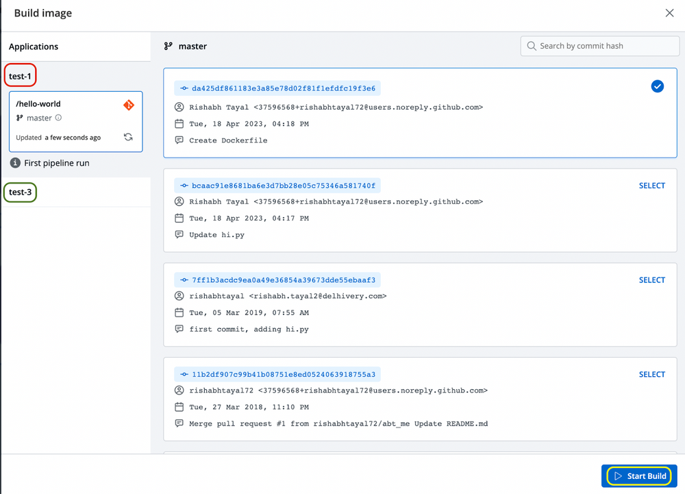 Application Groups: One click build & deploy microservices | Devtron