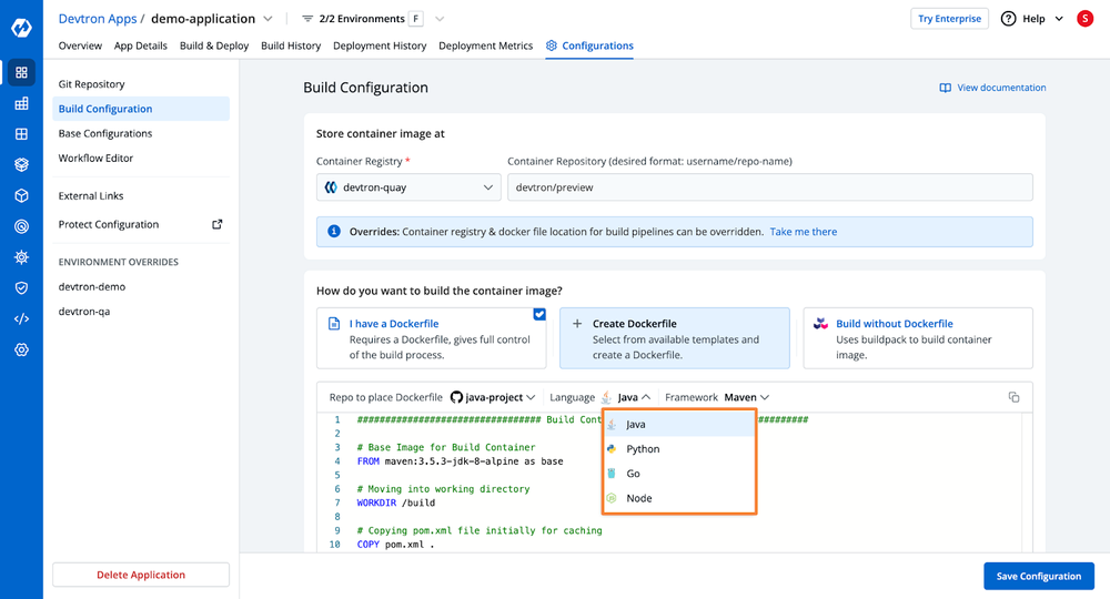How To Deploy Java Applications To Kubernetes Devtron