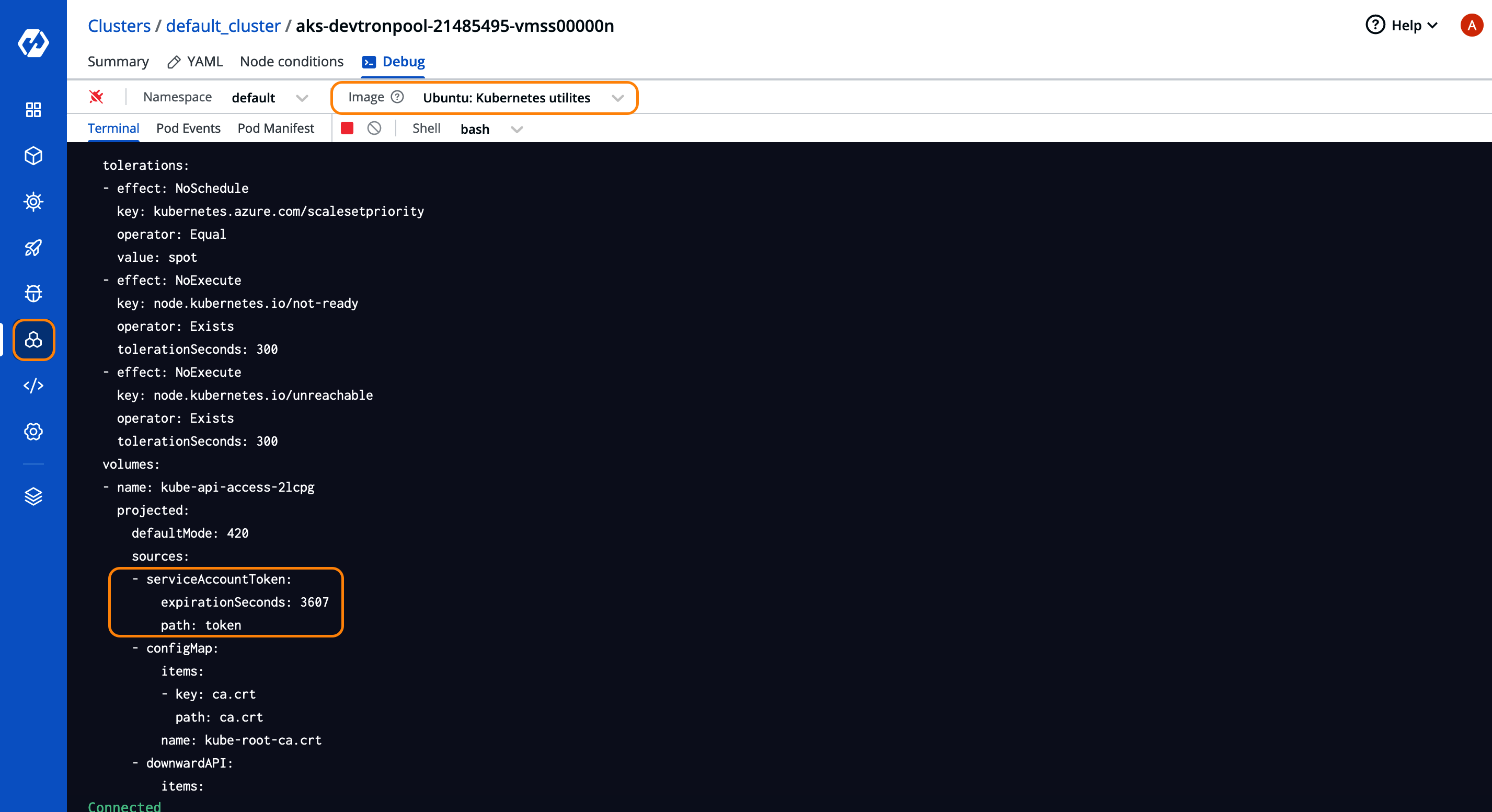 Managing Kubernetes Clusters with Cluster Terminal Access