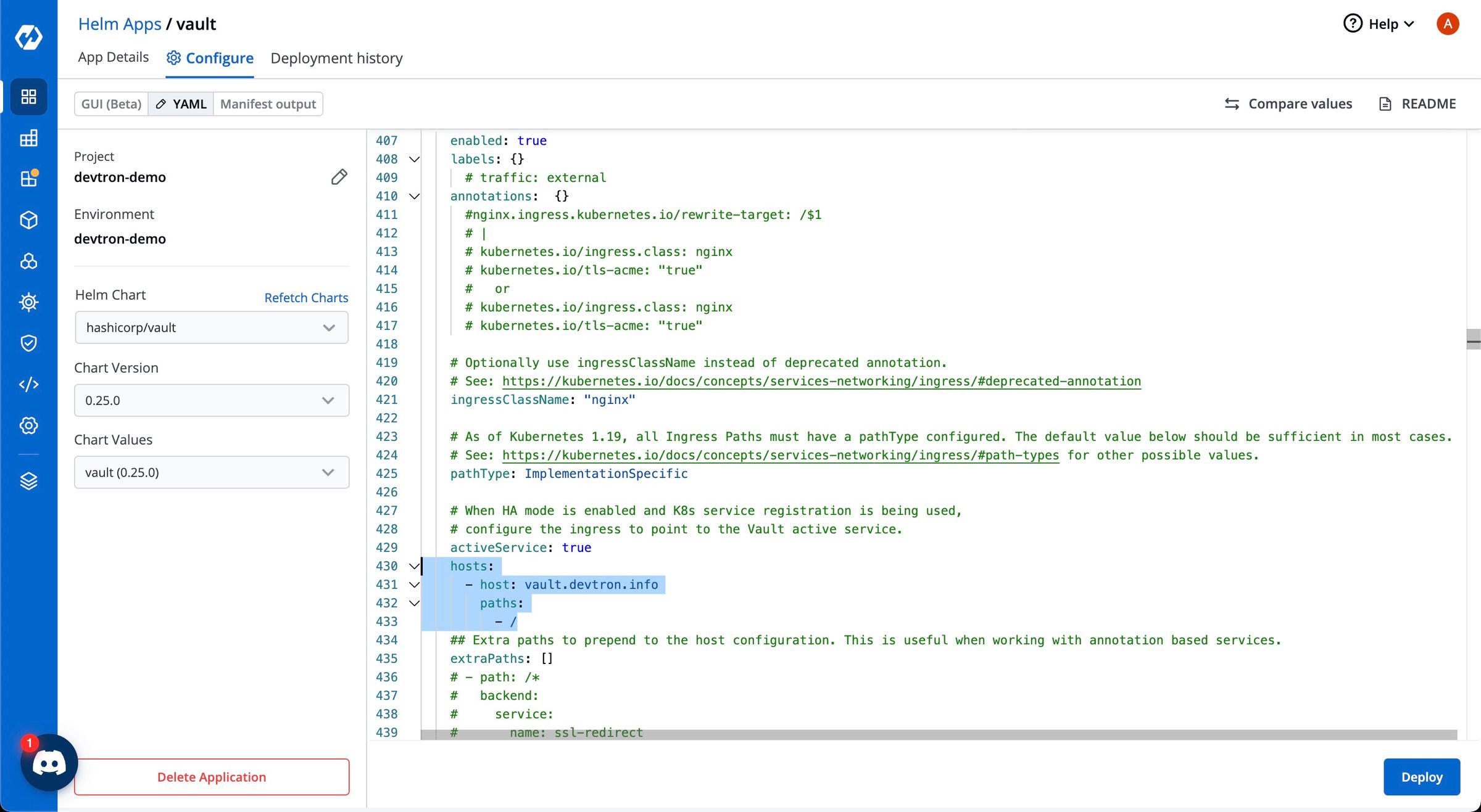 Deploy Hashicorp Vault On Kubernetes Secure Secrets With Devtron